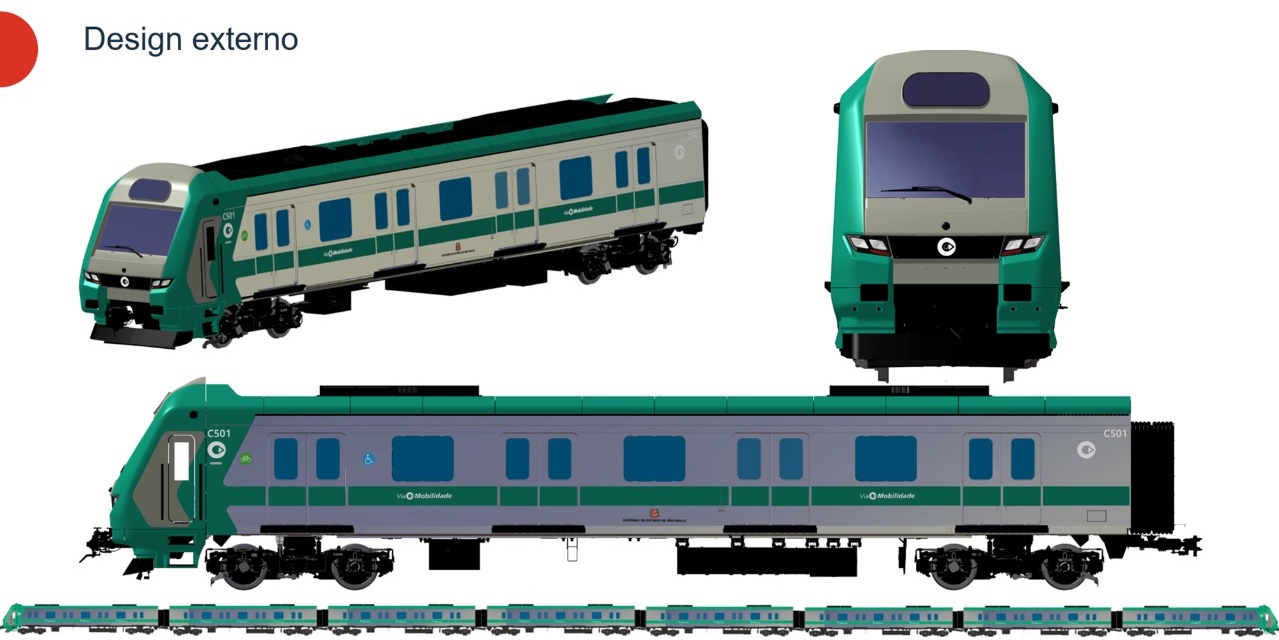 ViaMobilidade recebe seu último novo trem da Alstom